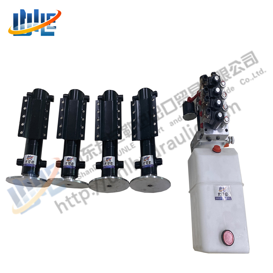 Camping RV automatic leveling system Hydraulic jack hydraulic cylinder ...