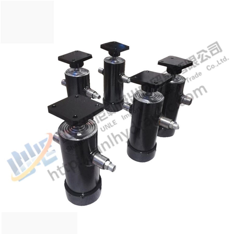 5 stage telescopic trunnion mounting hydraulic cylinder for tipper ...