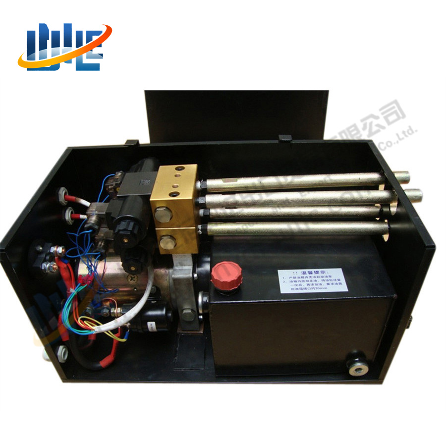 CE Double action 24V DC motor small hydraulic power pack for wing box ...