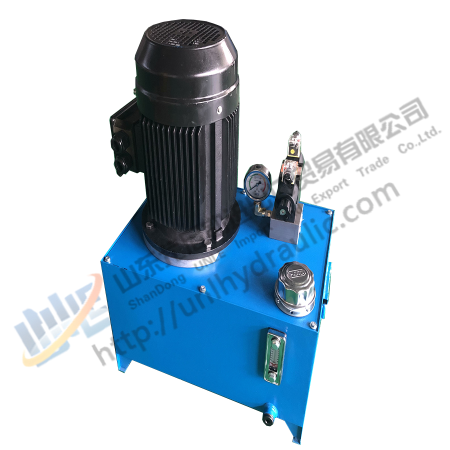 Small double acting hydraulic power unit 700 bar hydraulic pump station ...