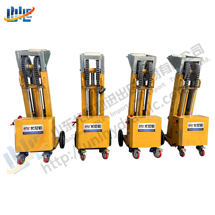Hydraulic cylinder jacks movable container lifting jacks for container logistics - Buy Movable ...