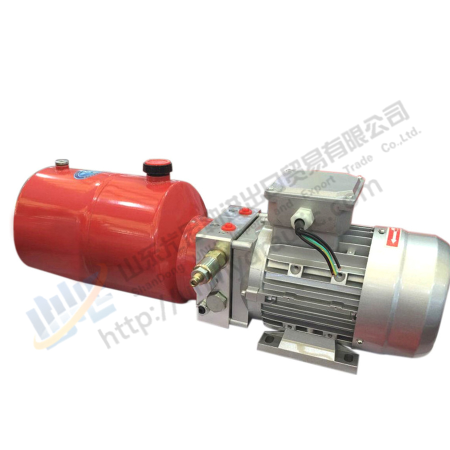 Hydraulic power unit 24 volt dc motor power pack for waste compactor ...