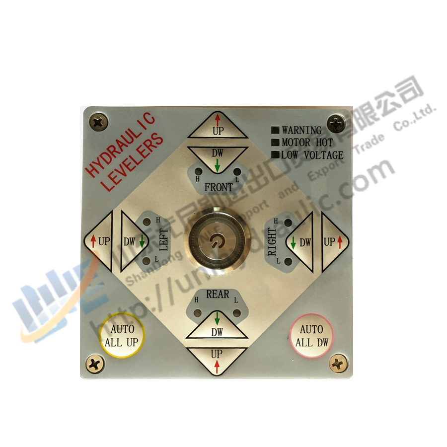 RV Caravan dock leveler telescopic jack outrigger hydraulic cylinder ...