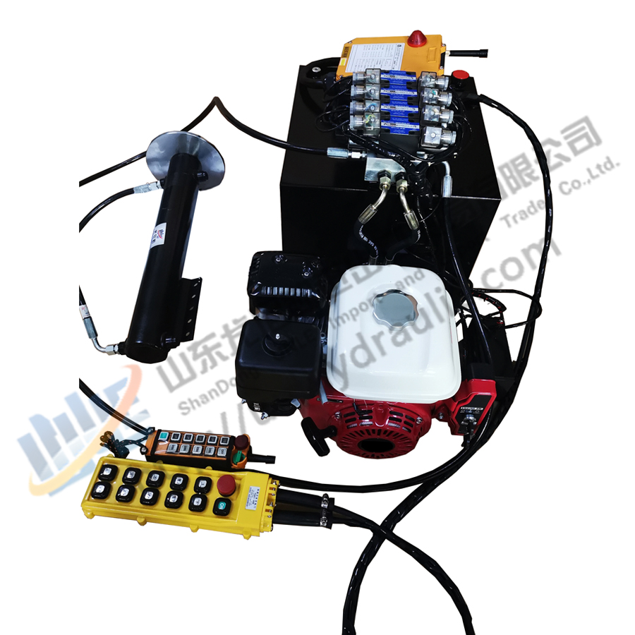Remote control gas powered hydraulic power pack hydraulic pump diesel ...
