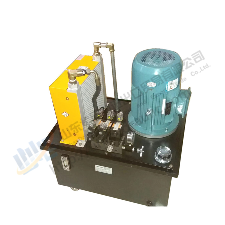 Small double acting hydraulic power unit 700 bar hydraulic pump station ...