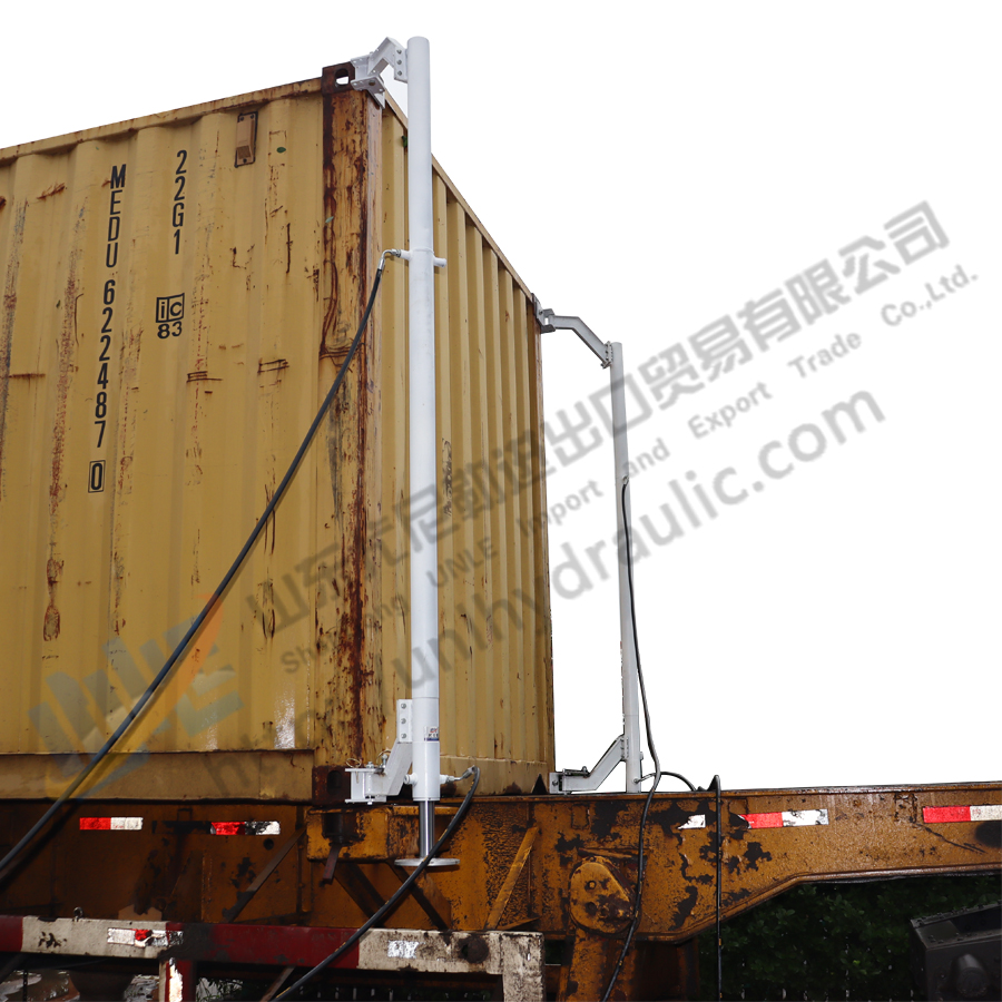 Container Loading and Unloading System Removable Hydraulic Cylinder ...