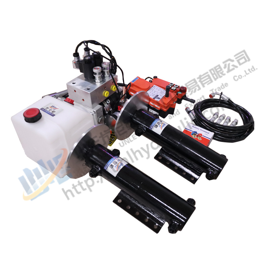 Hydraulic cylinder trailer support legs caravan camper trailer ...