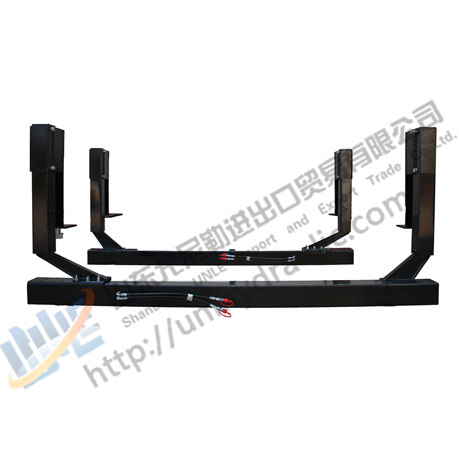 Container support leg hydraulic lift cylinder container hoist system ...