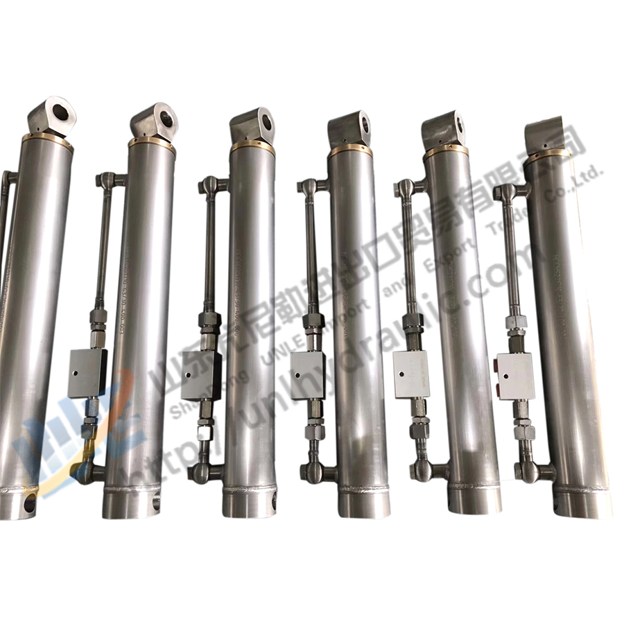 Customized hydraulic lift cylinder rams with sensor and hydraulic power ...