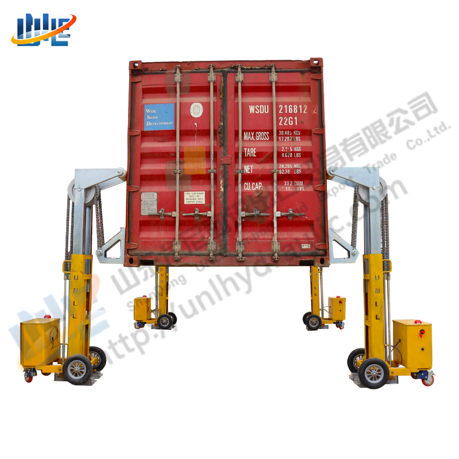 30 tons container hoist forklift hydraulic lifting jack for container ...