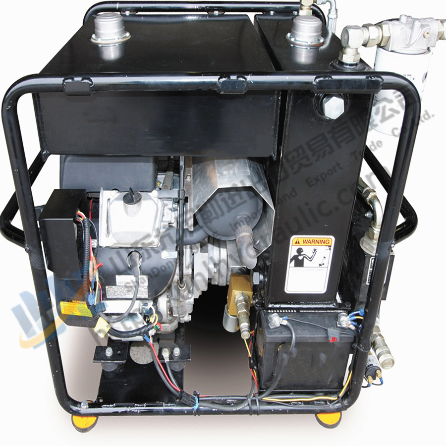 High Performance Portable Industrial Petrol Engine Hydraulic Power Pack ...