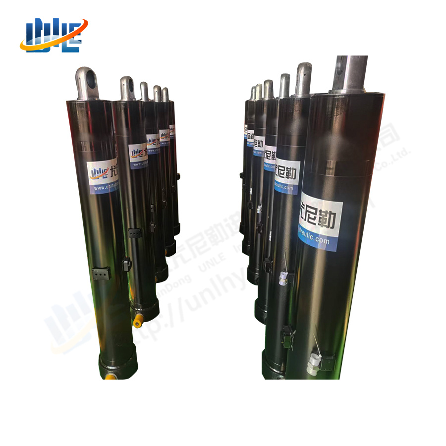 50 ton hydraulic cylinder Low profile dump trailer hydraulic hoist ...
