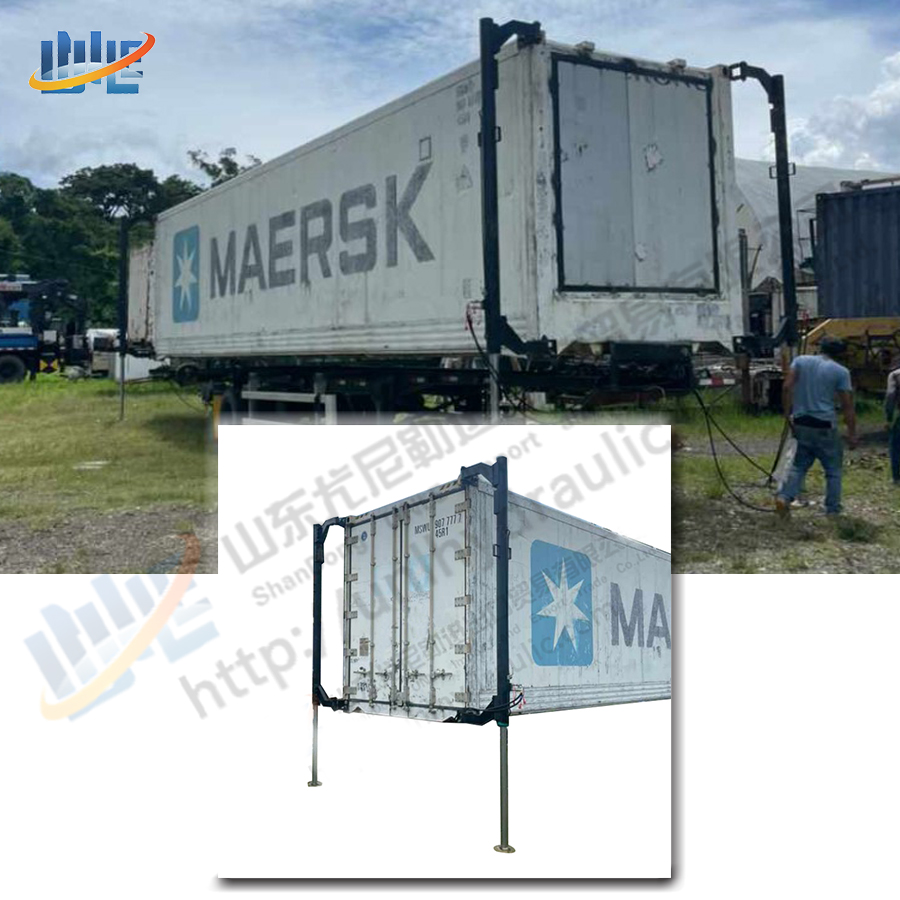 New design easy move container lifting hydraulic stand kit instead of ...