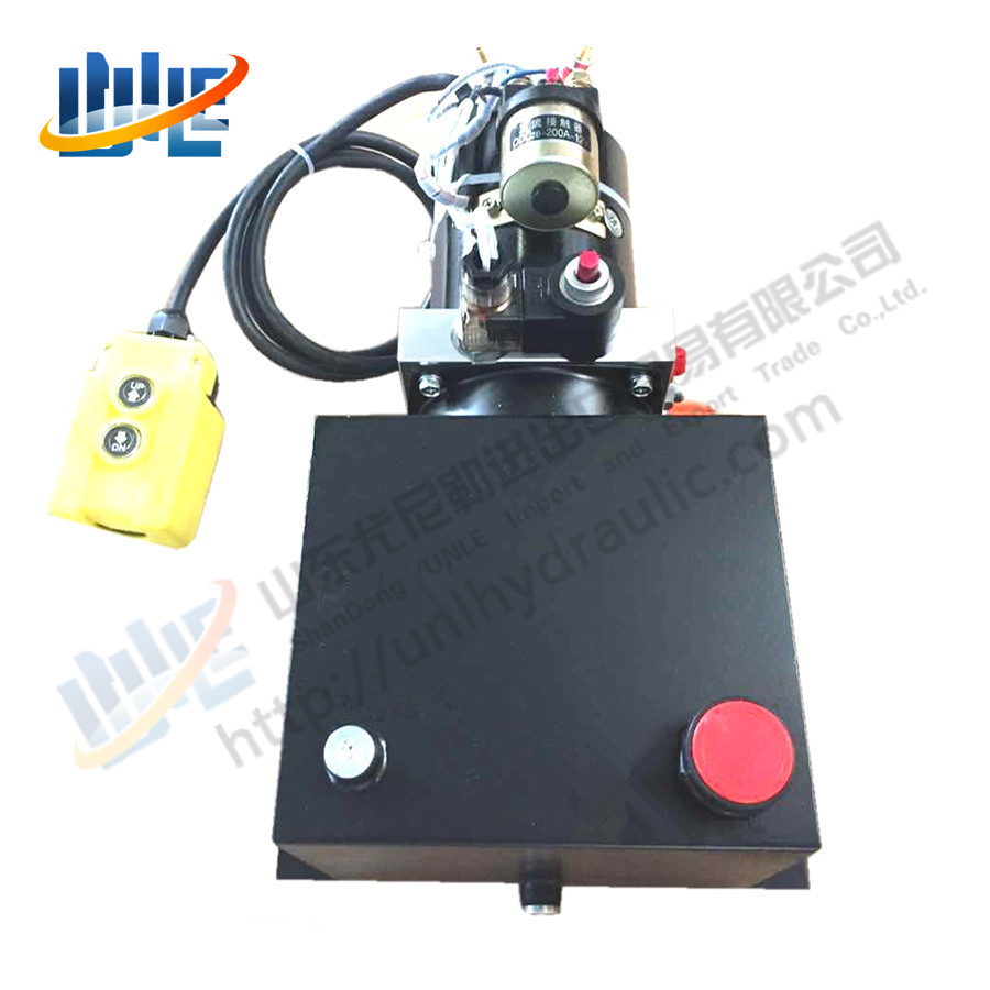 Double-Acting 12 Volt DC Electro Hydraulic Power Unit Trailer lifting ...